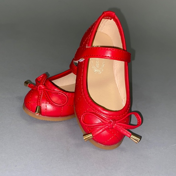 Shoes | Little Girls Red Dress Shoes | Poshmark